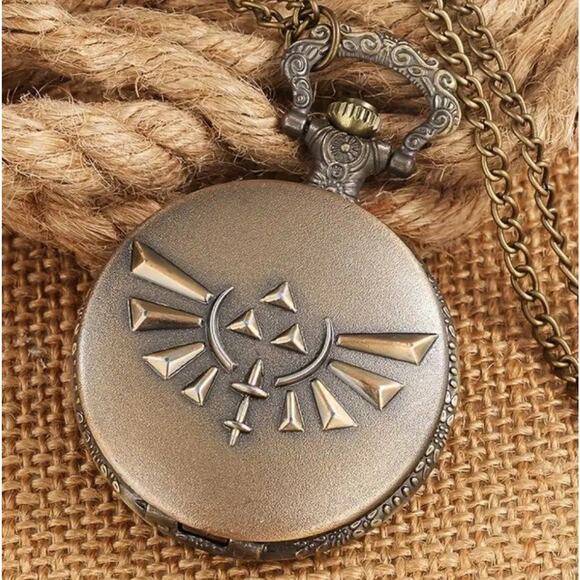 Accessories | Zelda Botw Pocket Watch Bronze Steampunk Gamer Christmas ...